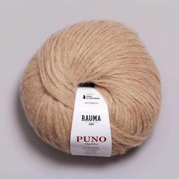 PUNO Alpakka fra Rauma Garn - 6736 Beige - Strikkemagi